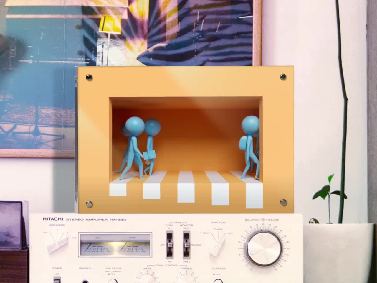 Crosswalk to Nowhere, Orange Edition | Infinite Objects