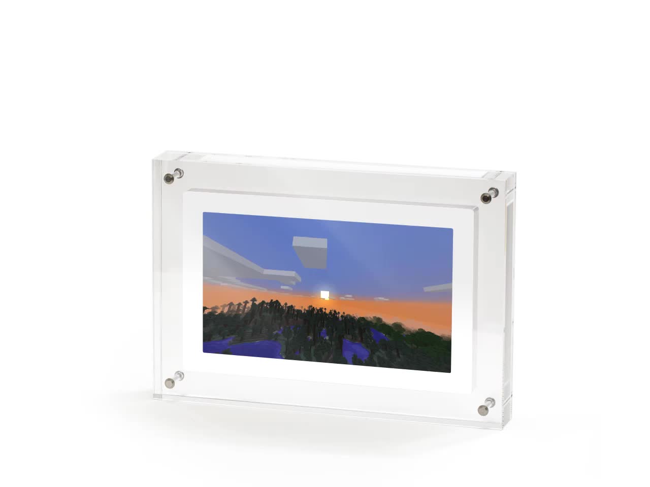 Voxel Sunset | Infinite Objects